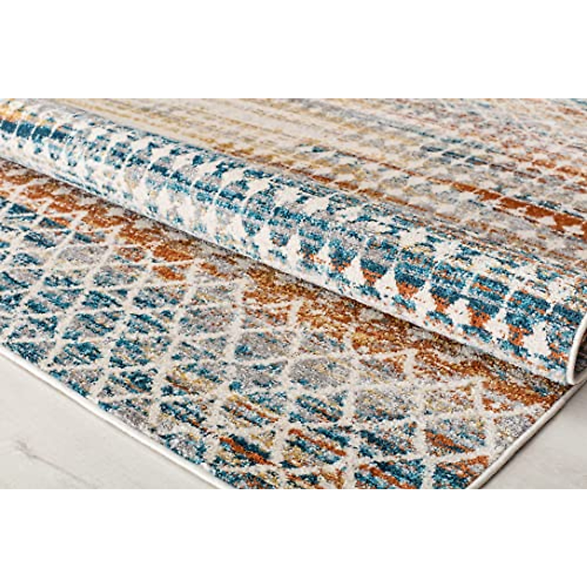 CosmoLiving Manhattan Collection Area Rug 8' x 10' Tribal Harvest