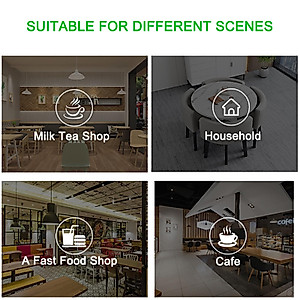 Small Office Reception Room Club Table and Chair Set, Round Table Simple Reception Table and Chair Set, Space-Saving Small Meeting Room Table, Coffee Kitchen Living Room Milk Tea Shop ( Color : Brown