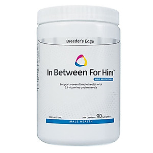 Revival Animal Health Breeder's Edge in Between for Him, Male Multivitamin for Med/Lg Dog- 90 ct