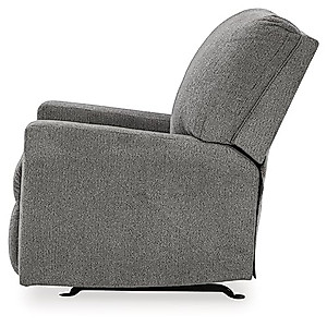 Signature Design by Ashley Deltona Casual Manual Rocker Recliner, Gray