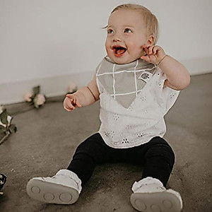 Parker Baby Bandana Drool Bibs 8 Pack Baby Bibs for Girls - "Rose Set"