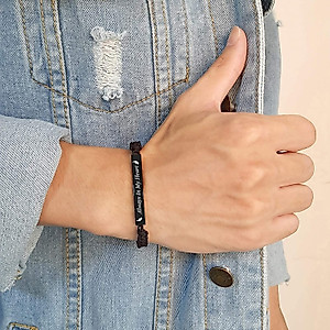 zeqingjw 2 Pack Cremation Memorial Urn Bracelet Adjustable Urn Bracelet for Ashes for Women Men Braided Bracelets Memorial Bracelets for Human Pet Ashes (Customize)