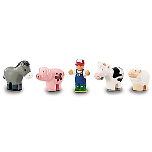 Wow Toys Freddie Farm Truck (6 Piece Play Set), White