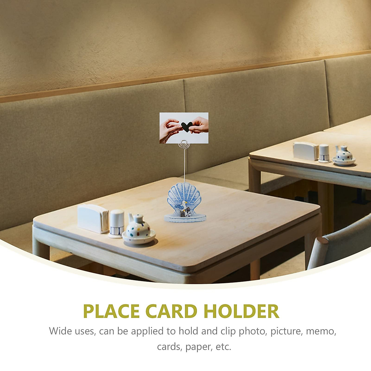 Kisangel Wedding Picture Frame 30Pcs Metal Wire Floral Place Holder Swirl Round Photo Memo Holder Pick Picture Note Clamp for Wedding Party Birthday Office DIY Favor Cable Clip