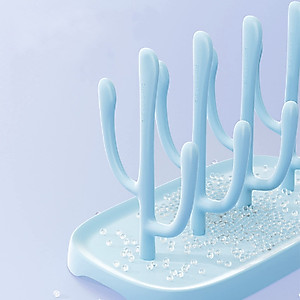 Baby Bottle Drying Rack, Space Saving Bottle Dryer Holder for Bottles, Nipples, Pump Parts, Cups