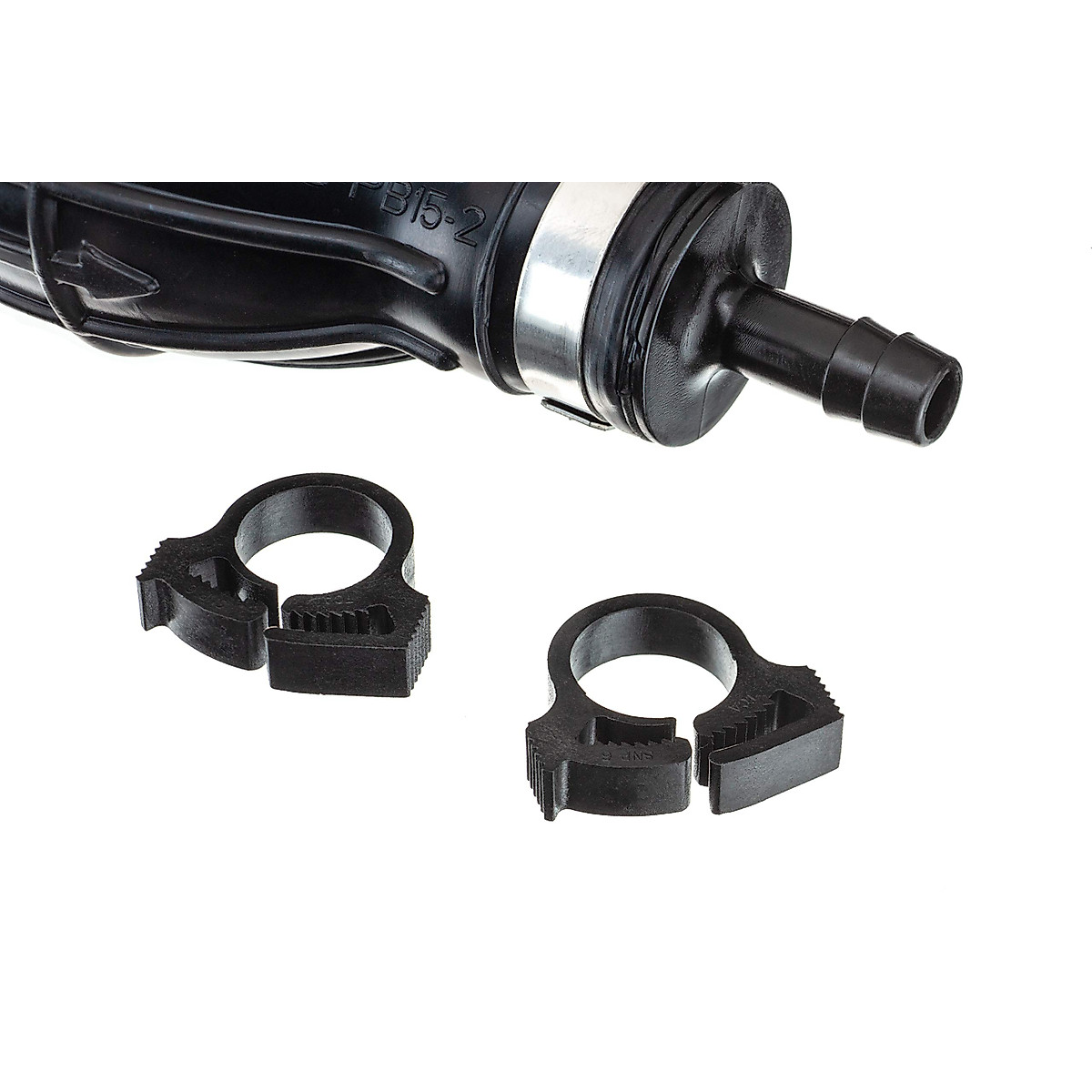 Quicksilver 8M0052975 Primer Bulb with 2 Hose Clamps for 1/4" (6.35 mm) Fuel Lines