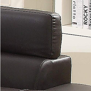 Poundex F6984 Bobkona Isidro Faux Leather sectional