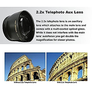 Canon EOS 2000D / Rebel T7 DSLR Camera with EF-S 18-55mm Lens + SanDisk 32GB Card Tripod Case Wideangle Lenses ZeeTech Accessory Bundle (20pc Bundle) (18-55MM, Card) (Renewed) Black