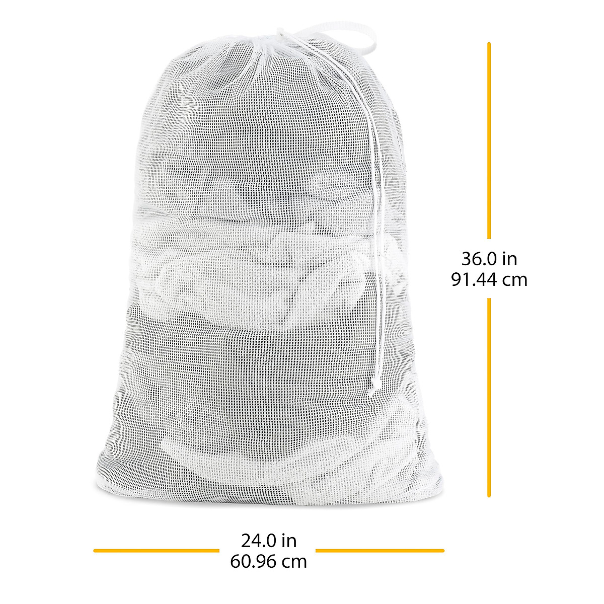 Whitmor Mesh Laundry Bag - White, 6154-111