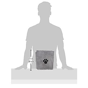 Bone Dry Pet Grooming Towel Collection Absorbent Microfiber X-Large, 41x23.5", Embroidered Gray
