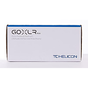 TC Helicon GoXLR MINI Online Broadcast Mixer with USB/Audio Interface and Midas Preamp, Officially Supported on Windows
