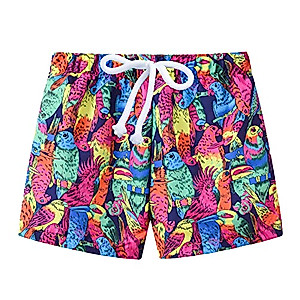Ikevan Baby Sports Short Pants 2 to 8 Years Toddler Boys Girls Cartoon Floral Printed Sport Shorts Kids (Hot Pink, 5 Year)