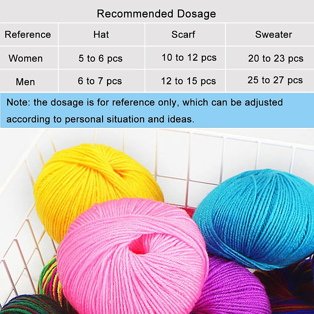 Yarn for Crocheting and Knitting, QLRFFLJOY Soft Crochet Yarns Skeins Multicolored Yarn Balls DIY Yarn Skein for Making Shoes, Sweater, Hat, Gloves, Scarf, Socks