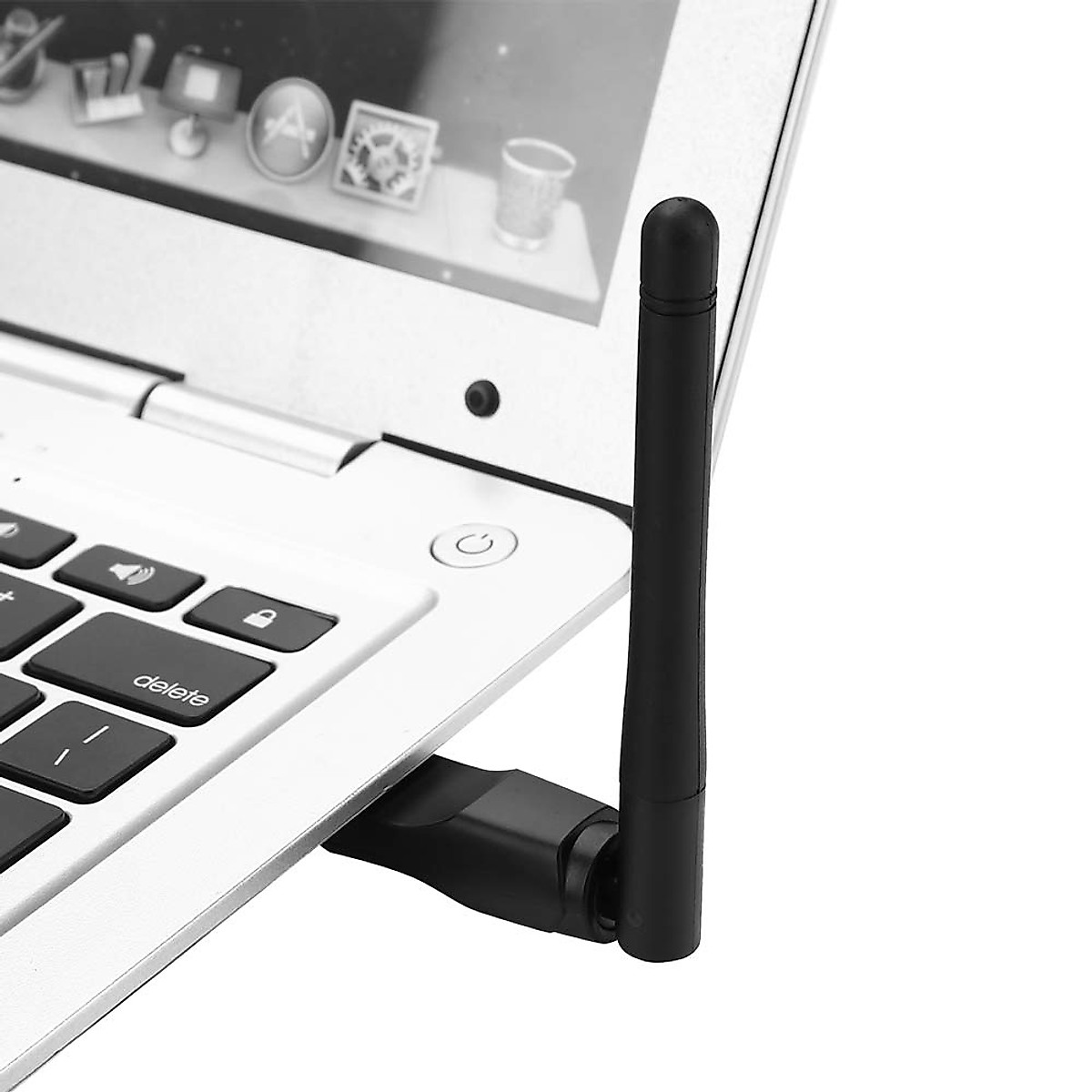 150Mbps Wireless USB WiFi Adapter,150Mbps Data Transmission,64/128/152-digit WEP Encryption Wireless Network Card for PC/Desktop/Laptop,Support Windows XP/Vista/7/8/10, Mac OS