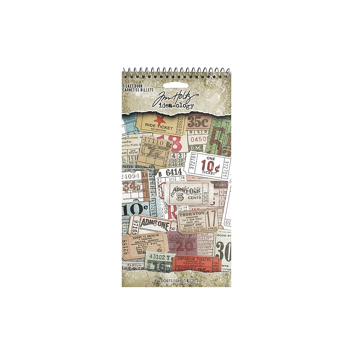 Tim Holtz TICKET BOOK IDEA-OLO 335/PKG, us:one size