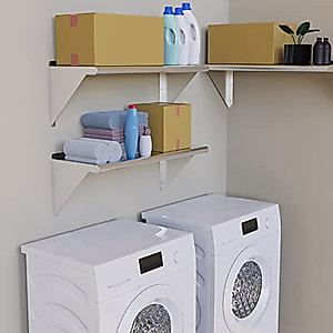 AmGood 14" X 48" Stainless Steel Wall Shelf | Metal Shelving | Garage, Laundry, Storage, Utility Room | Restaurant, Kitchen | Food Prep | NSF Certified