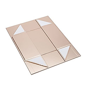 Volanic Gift Boxes with Magnetic Sealed Decorative Lids 11 x 7.8 x 3.5 Inch for Gift Packaging Wedding Birthday Graduation Christmas Gift Box with Gift Card Ribbon