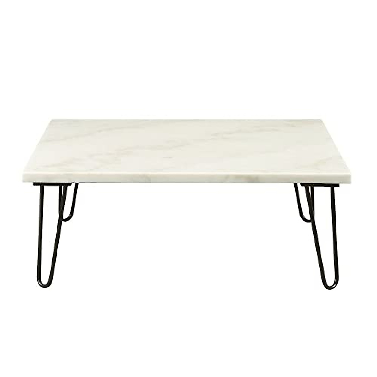 ACME Furniture Coffee Table, White Marble and Black