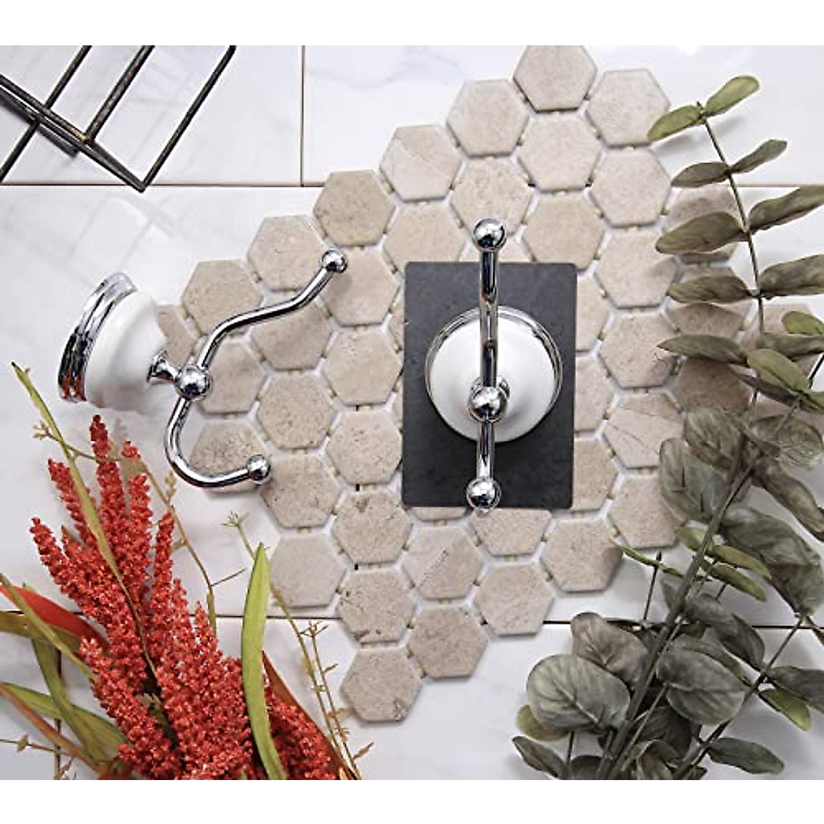 Kingston Brass BAK1117C Victorian Robe Hook, 4-5/8 inch Length, Polished Chrome