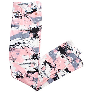 RBX Girls' Active Sweatsuit - 2 Piece Fleece Crop Pullover Hoodie Sweatshirt and Yoga Leggings - Clothing Set for Girls, 7-16, Size 7-8, Pale Rose