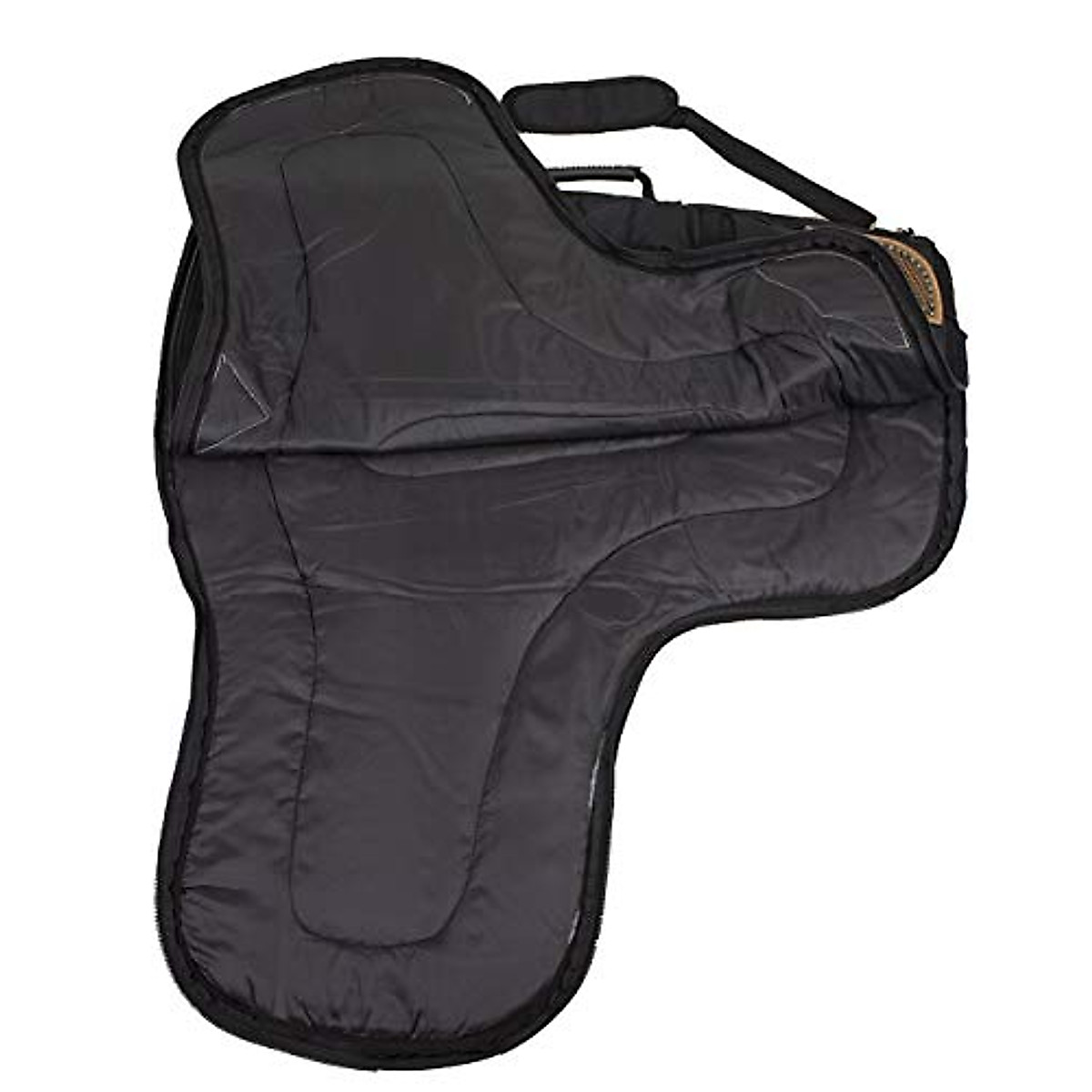 Tahoe Premium Durango Western Saddle Carry and Storage Bag with Three Layer Waterproof Padded Construction and Hand Tooled Basket Weave Leather Accents