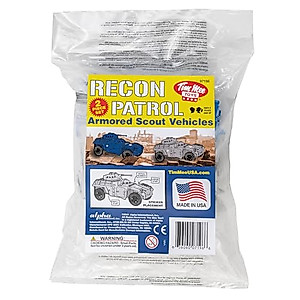 TimMee Recon Patrol Armored Cars - Plastic Army Men Scout Vehicles USA Made