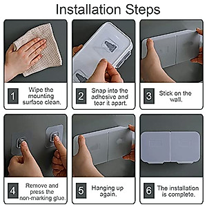 XMCMFZ Cotton Swab Storage Box Makeup Organizer for Cotton Wall Mounted Balls BallPads Holder Swabs Holder Wall Mount Makeup Pads Storage Canister for Bathroom Bedroom (Gray)