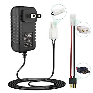 melasta 7.2V 8.4V 9.6V RC Battery Charger Compatible with Traxxas and Standard Tamiya 2.4V-12V(2S-10S) NiMH NiCd RC Car/Airsoft Battery Pack