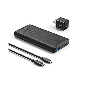 Anker Portable Charger, PowerCore Essential 20000 PD (18W) Power Bank with 18W USB C Charger, High Cell Capacity 20,000mAh Power Delivery Battery Pack for iPhone 11/11 Pro/11 Pro Max/X/8, Samsung