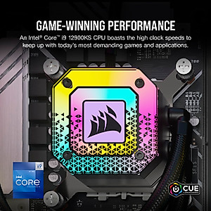 Corsair Vengeance i8100 Series Gaming PC - Liquid Cooled Intel® Core™ i9 12900KS CPU - NVIDIA® GeForce RTX™ 4090 GPU - 4TB M.2 SSD - 64GB Dominator Platinum RGB DDR5 Memory - Black