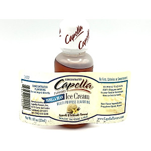 Capella Flavor Drops Vanilla Bean Ice Cream Concentrate 13ml