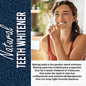 Baking Soda Bulk 2lbs, Food Grade baking soda for baking, cleaning, deodorizing and household usage, Baking soda for pool cleansing, Gluten Free, No Fillers, made in the USA