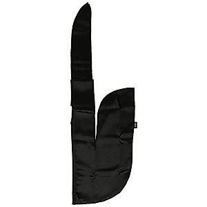 Evolve Satin Wrap Scarf, Black