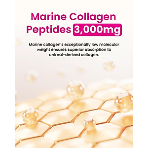 CJwellcare Innerb Glowshot Collagen (10.1fl oz, 6 Servings) - Low-Molecular-Weight Fish Collagen Shots for Elasticity, Hydration, Improved Skin, Hair & Nails. Liquid Marine Collagen 3,000mg.