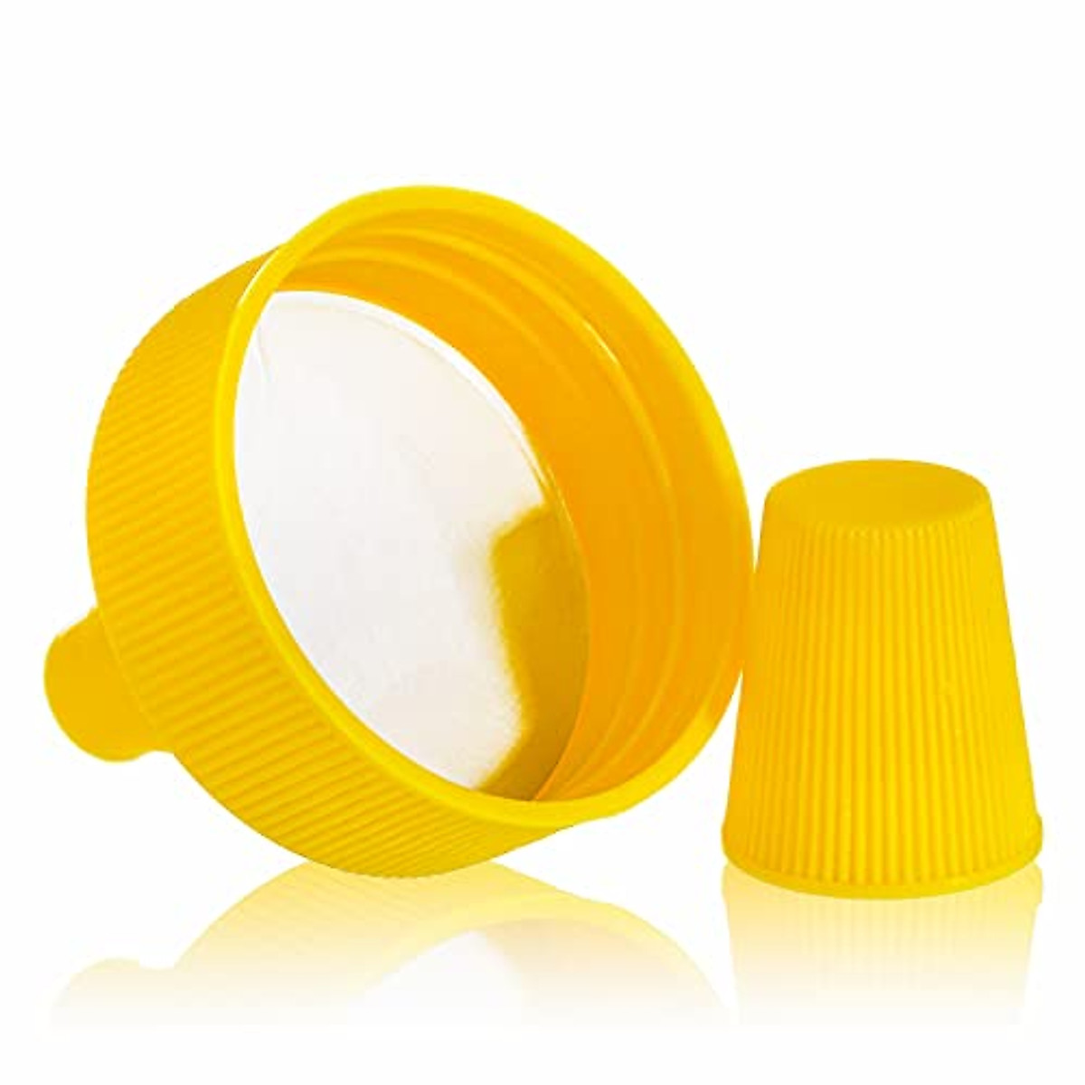 Elsjoy 16 Pack Plastic Honey Bottle Jars, 7 Oz Honey Squeeze Bottles Empty Honey Jars with Spout, Refillable Condiment Squeeze Bottles Clear Honey Container for Storing and Dispensing, Hexagon Shape