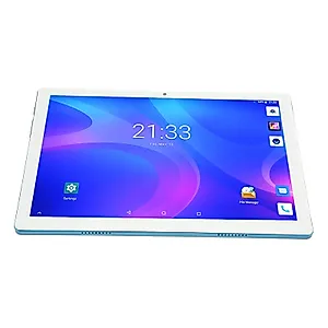 Yunseity Portable Tablet, P30 10 Inch IPS HD Tablet PC, 2.4G 5G WiFi Office Tablet, 8GB RAM 256GB ROM, 8MP 13MP Cameras, MT6750 8 Core Processor, 8800Mah Battery