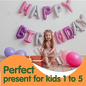 Leo & Friends Shape Sorting Dump Truck - Toddlers Educational Shape Sorter Car - 9 Different Wooden Shape Sorter Toy for Kids - Wooden Vehicle Toys - Perfect Birthdays Holidays and Christmas Gifts