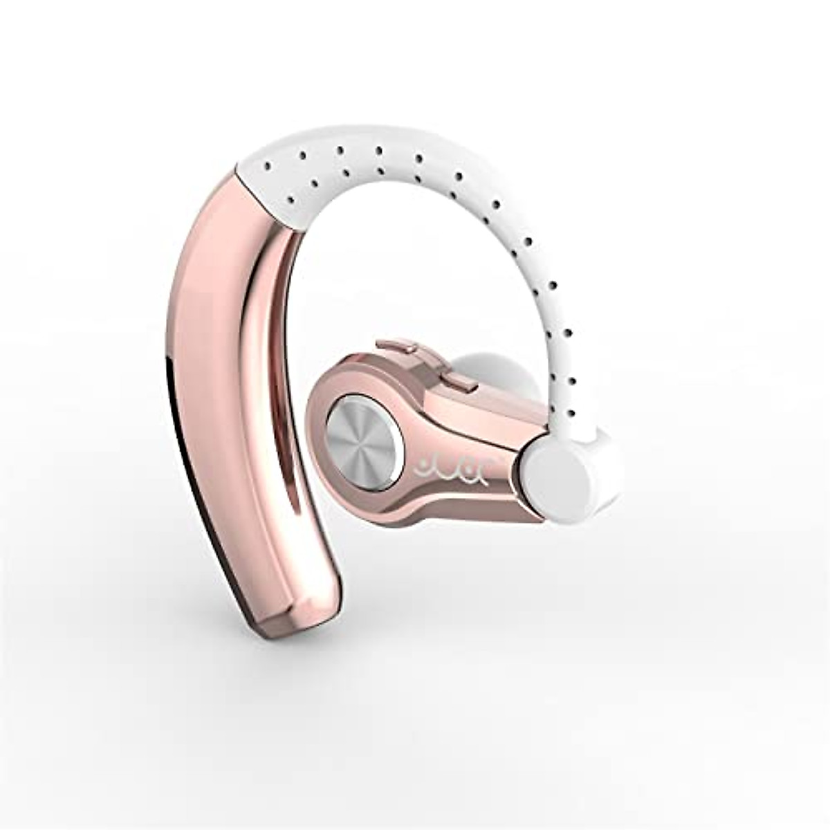 PONYBRO Wireless Headset with Mic,Unmatched Comfy Wireless Earbud w/ 8 Hrs, HiFi Sound Cell Phone Earpiece Hands Free Headphone Compatible with Android/iPhone/Smartphones/Laptop, Rose Gold