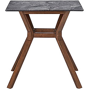Coaster Furniture Parkersburg Square Paladina and Natural Walnut Counter Height Table 192758