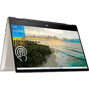 HP 2023 Newest Pavilion x360 2-in-1 Laptop, 14" FHD Touchscreen Display, Intel Core i5-1135G7, Intel Iris Xe Graphics, 32GB RAM, 1TB SSD, Wi-Fi, Bluetooth, HDMI, Windows 11 Home