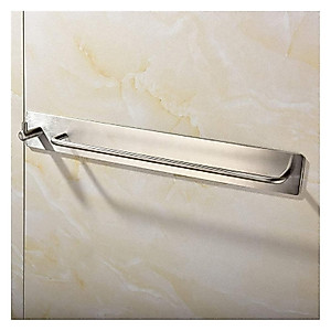 Towel Racks Towel Holder Rails Towel Rack, 304 Stainless Steel Non-perforated Kitchen Towel Bar Single Lever Hook Bathroom Towel Bar Toilet Bath Towel Rack