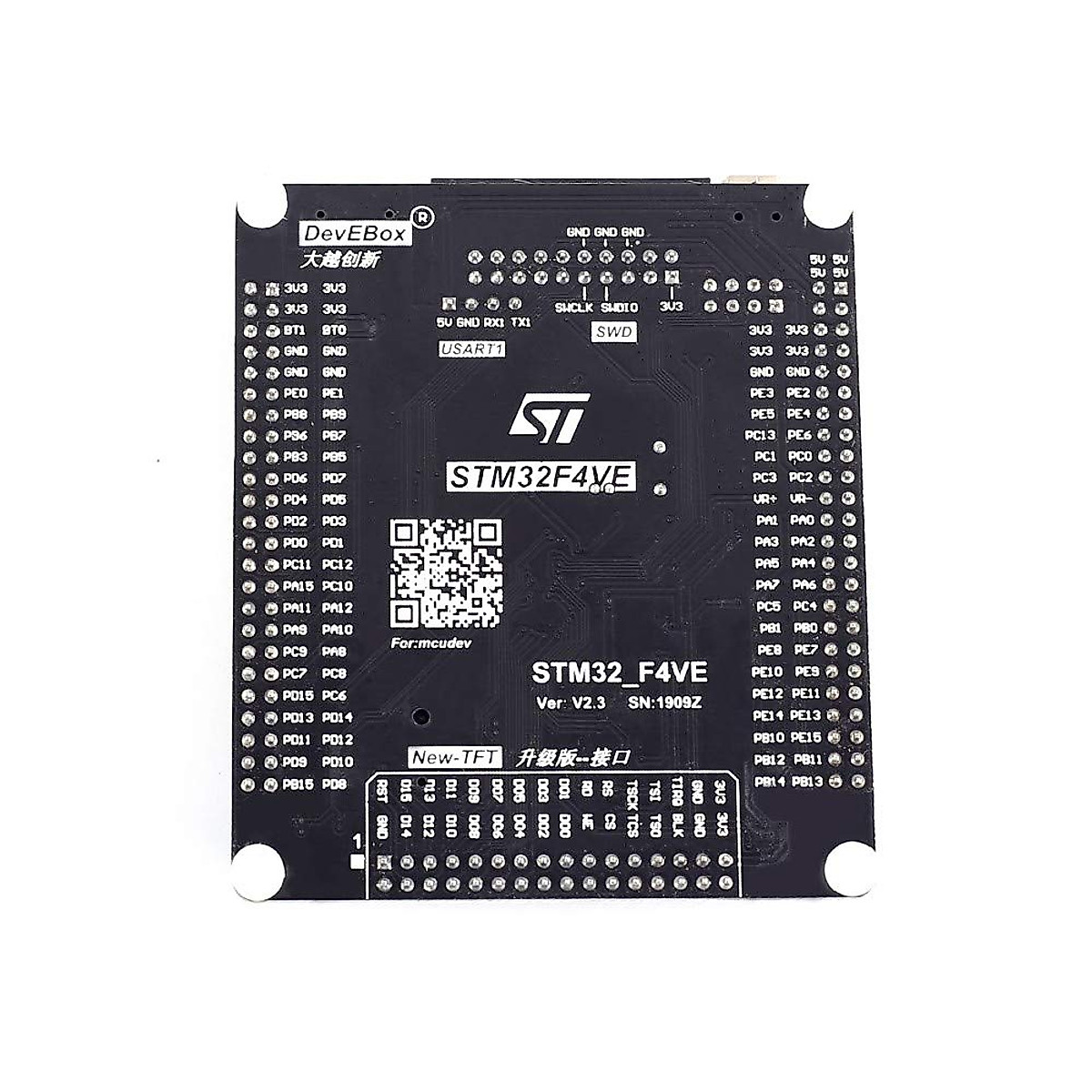 STM32F407VET6 Development Board,STM32F4 32Bit DC 1.8V-3.6V M4 Learning Board Single-Chip Learning Module