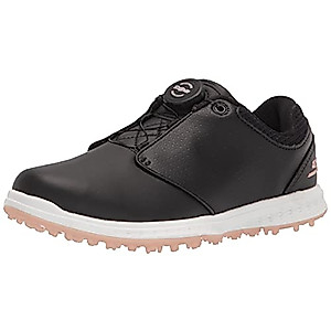 Skechers Women's Go Elite 3 Twist Golf Shoe, Black, 9