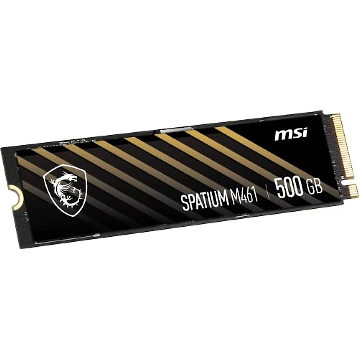 MSI SPATIUM M461 PCIe 4.0 NVMe M.2 500GB Internal SSD PCIe Gen4 NVMe (SPATIUM M461 PCIe 4.0 NVMe M.2 500GB)