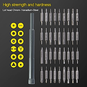 BES 72 in 1 Precision Screwdriver Set,Mini Screwdriver Set,Repair Tool Kit with Case Screwdriver Set for Computer, Laptop, Xbox, Macbook