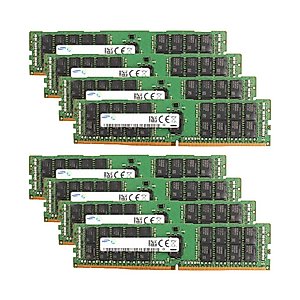 Samsung Memory Bundle with 256GB (8 x 32GB) DDR4 PC4-19200 2400MHz Memory Compatible with Dell PowerEdge R430, R630, R730, R730XD, T430, T630 Servers