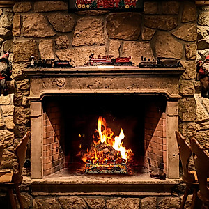 Skyflame Glowing Embers Rock Wool Mixed with Vermiculite for Vented Gas Fireplaces | Fake Coals for Use with Gas Logs, 6 Oz Bag