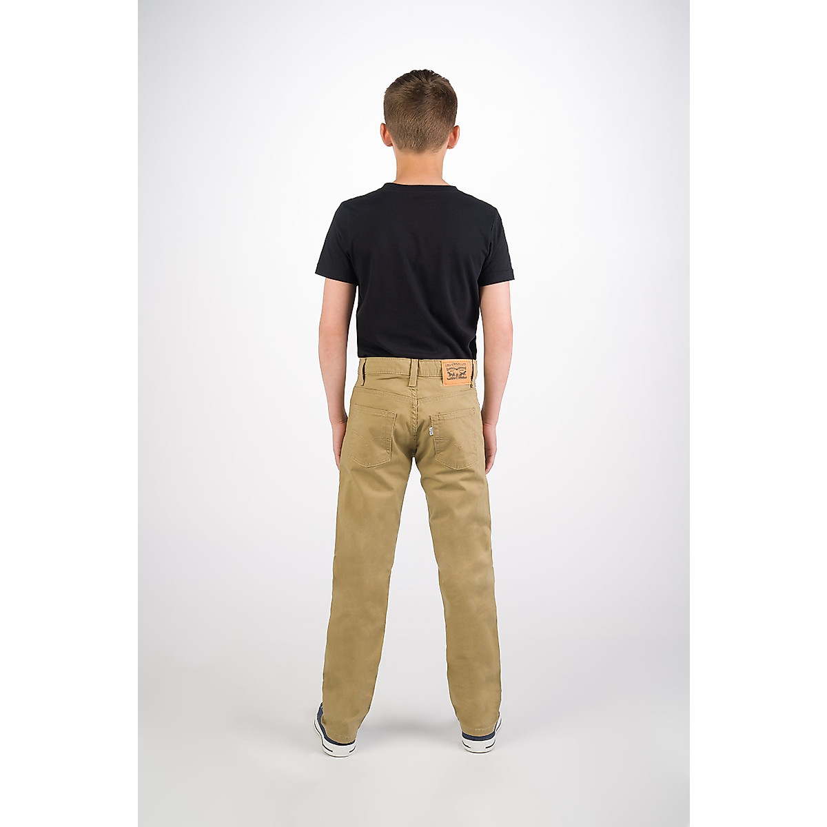 Levi's Boys' Big 511 Slim Fit Uniform Pants, Harvest Gold, 16