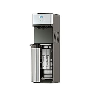 Brio 520 Bottleless Water Cooler Dispenser with 2 Stage Filtration - Self Cleaning, Hot Cold and Room Temperature Water. 2 Free Extra Replacement Filters Included - UL/Energy Star Approved