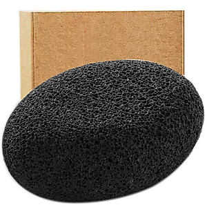 2PCS Natural Foot Pumice Stone for Feet, Borogo Lava Pedicure Tools Hard Skin Callus Remover for Feet and Hands - Remove Dead Skin, Heels, Elbows